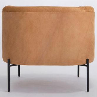 Capper Lounge Chair With Metal Legs - Property Furniture